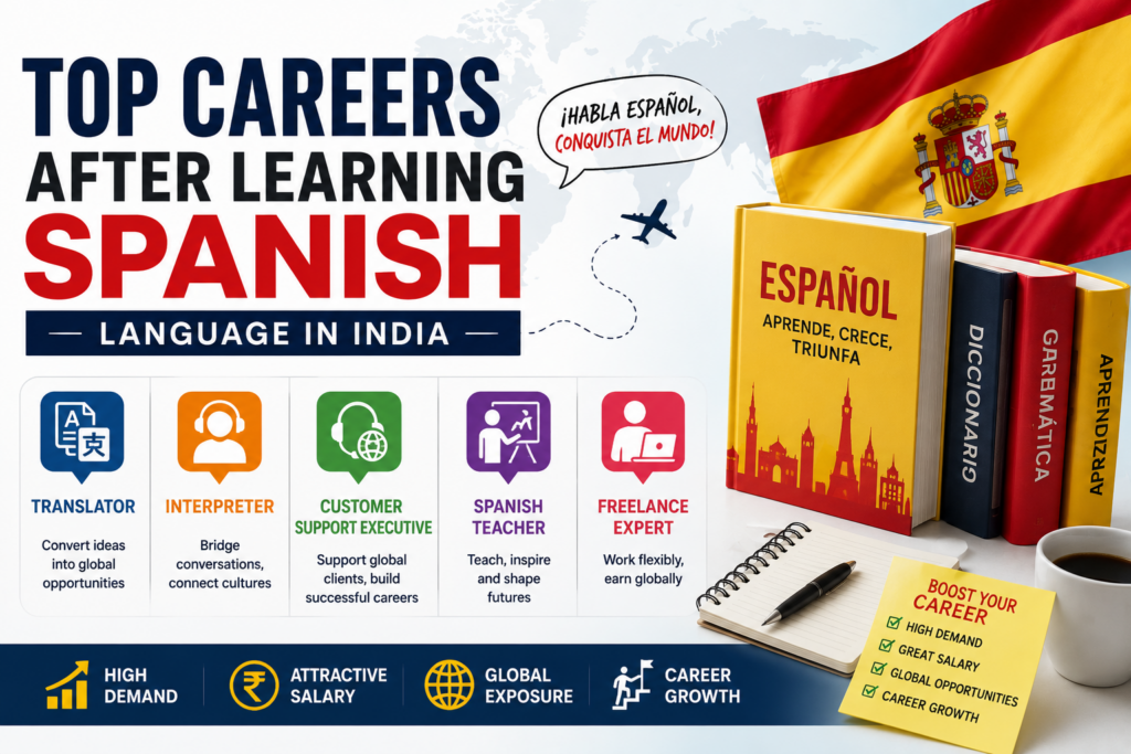 Top Careers After Learning Spanish Language Course in India